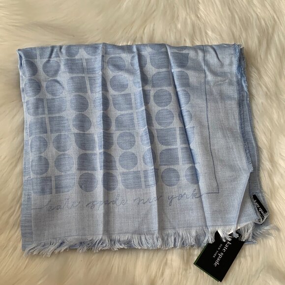 kate spade | Accessories | Kate Spade Noelle Jacquard Oblong Scarf In ...